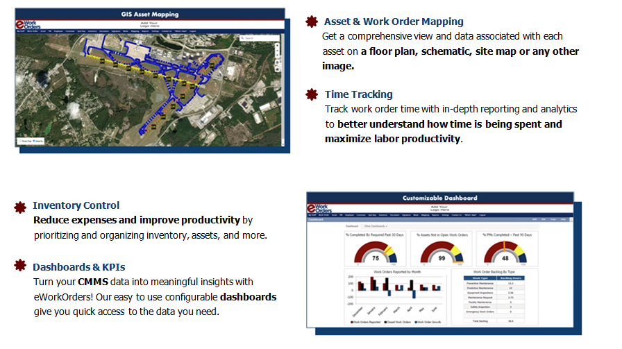 asset screens 2 - eWorkOrders CMMS: Maintenance Management Software