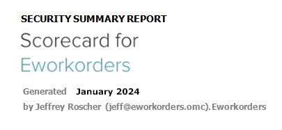 Sicherheitszusammenfassungsbild - eWorkOrders CMMS: Wartungsmanagement-Software