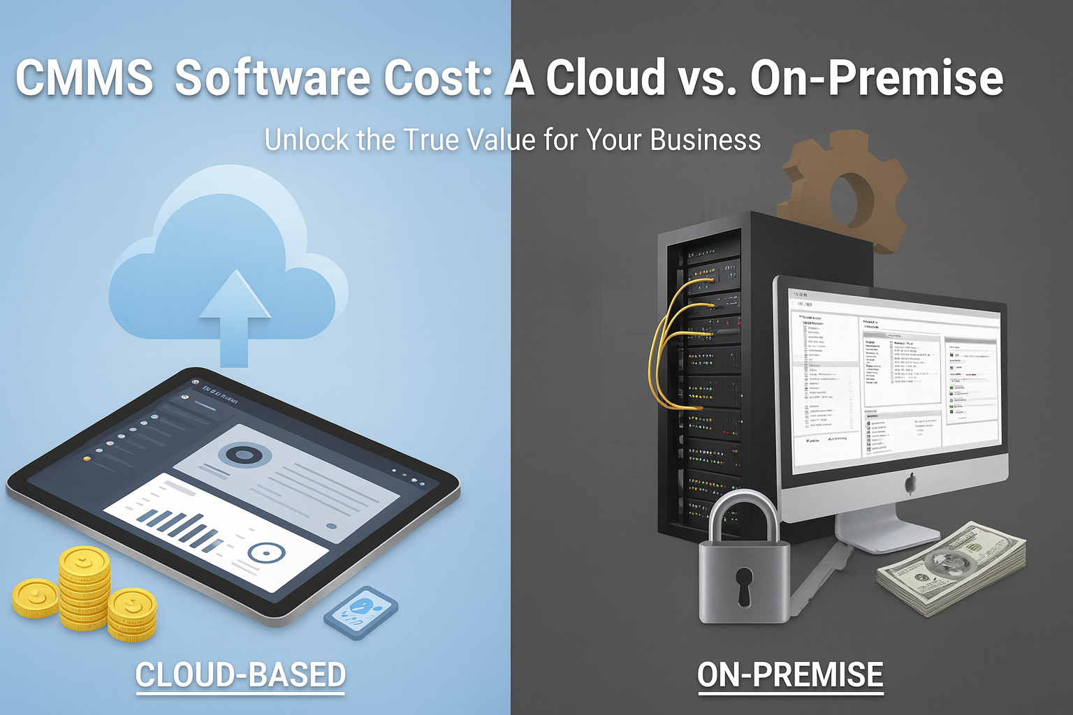CMMS Software Cost: Cloud vs On-Premise Comparison