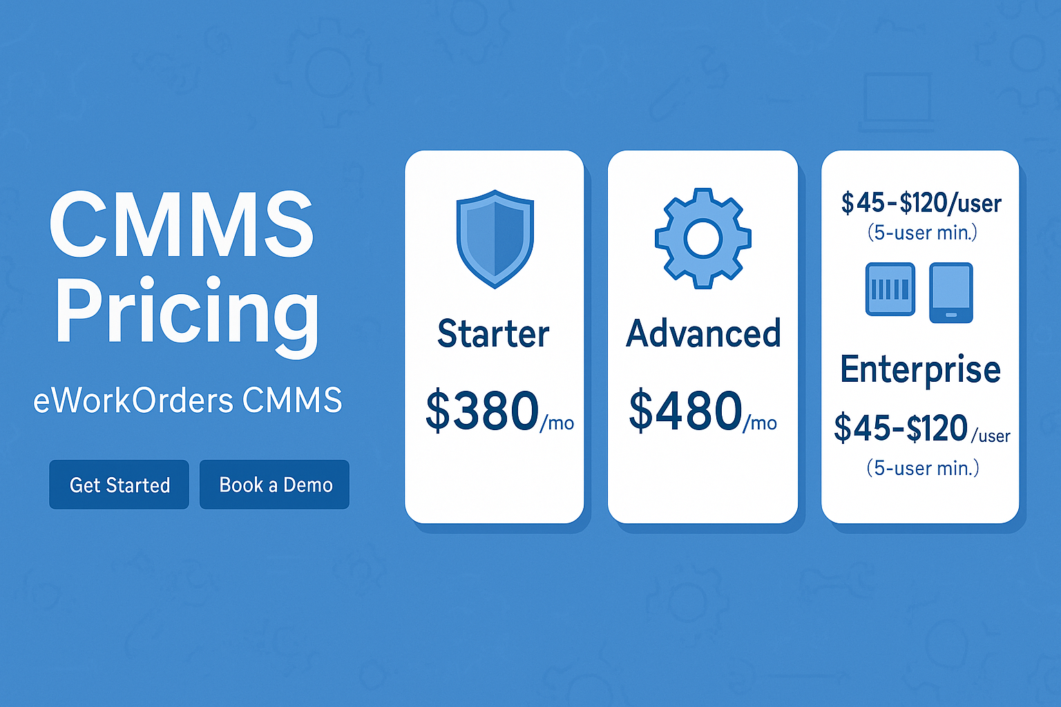 CMMS Pricing Options for Every Business Need