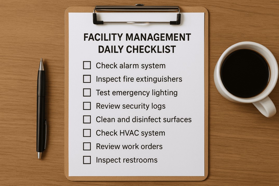 Facility Maintenance Checklist for CMMS Users